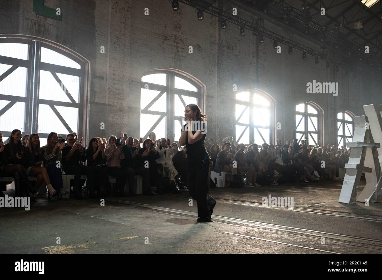 Designer Ruby Pedder walks the NextGen runway at Australian Fashion ...