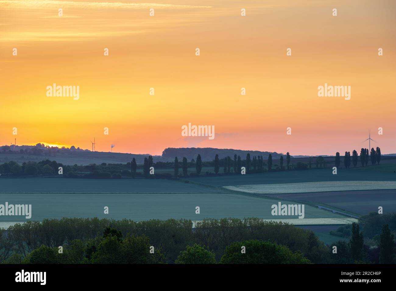 Golden dawn in tuscany time hi-res stock photography and images - Alamy