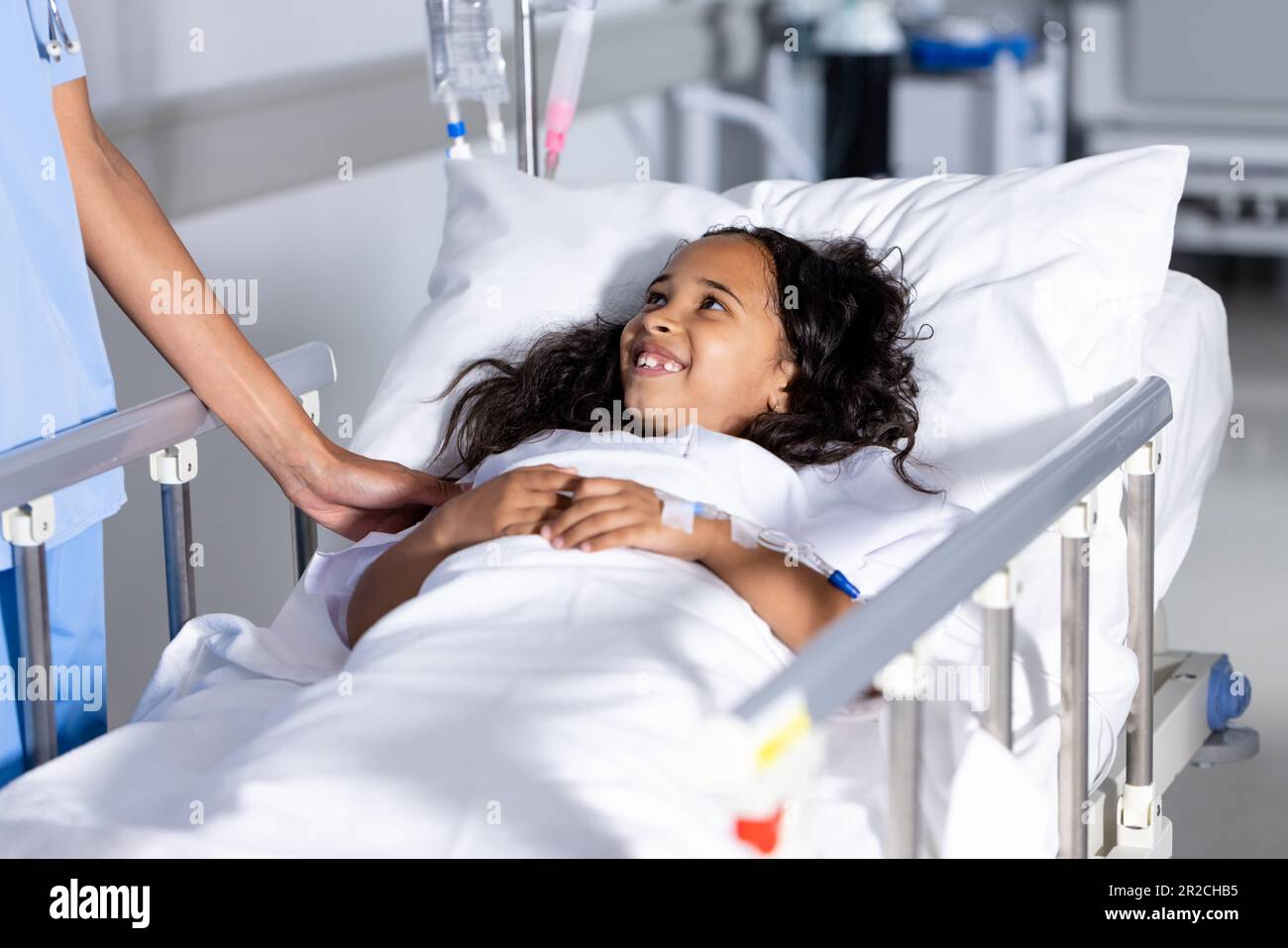 Happy female patient doctor hi-res stock photography and images - Alamy