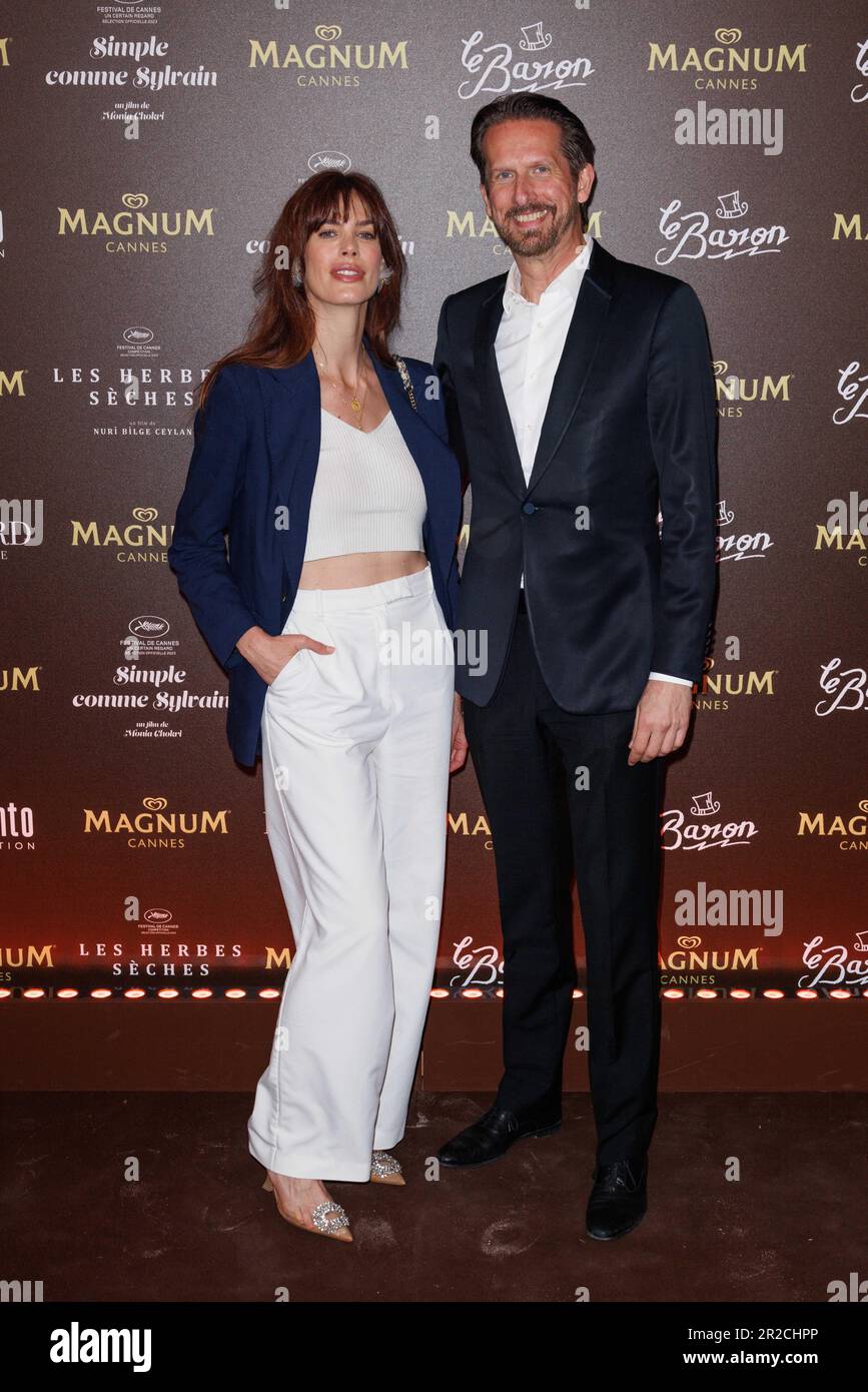Cannes, France. 18th May, 2023. Candice Duthe and Sam Bobino attending ...
