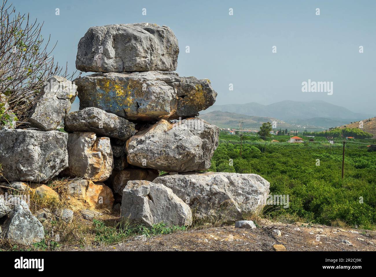 The mycenaean dam of tiryns hi-res stock photography and images - Alamy