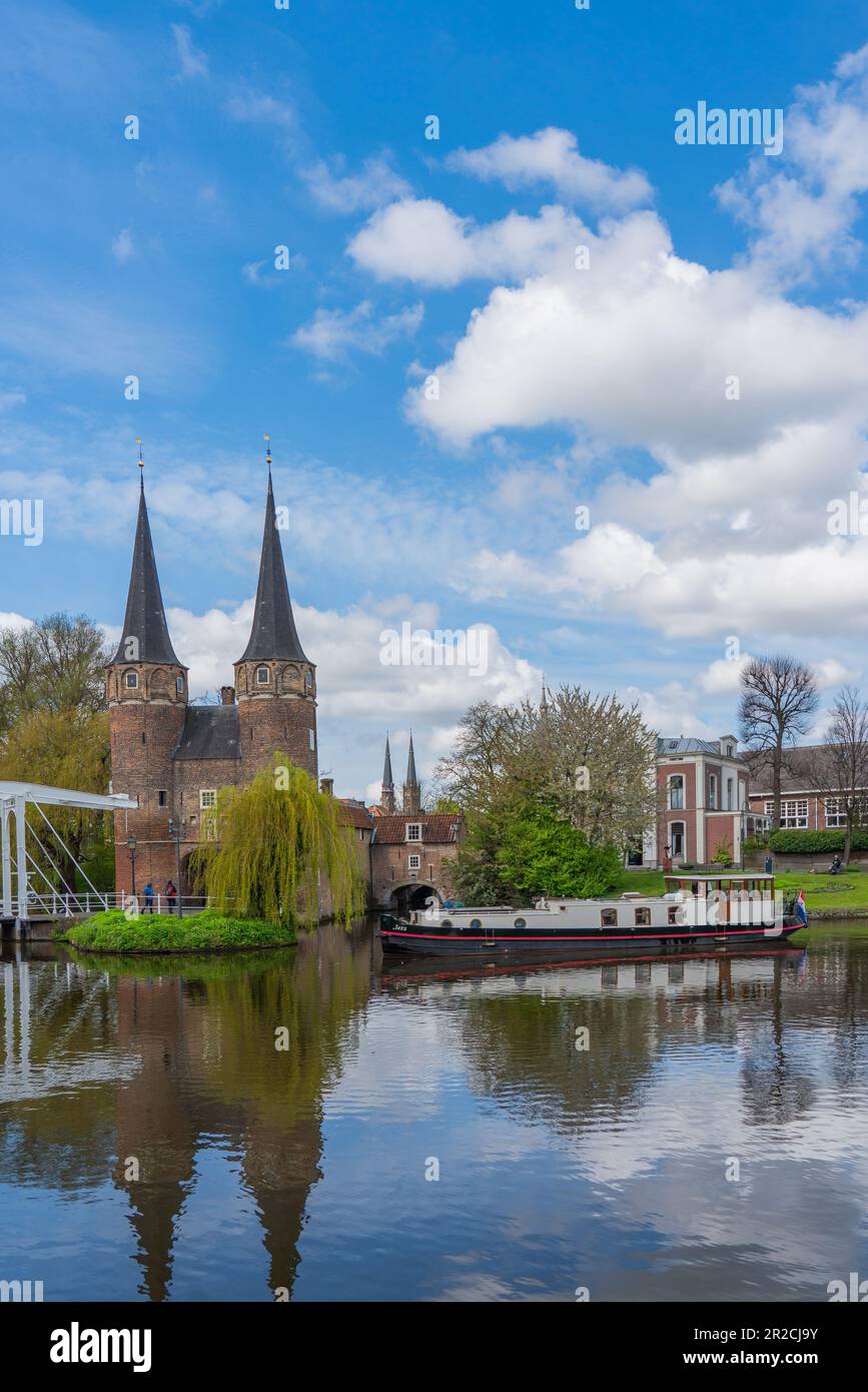 Delft, Netherland - April 26.2023: View of the Eastern Gate of Delft ...