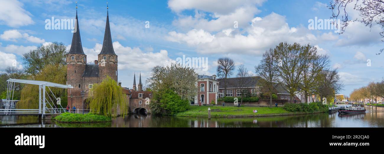 Delft, Netherland - April 26.2023: View of the Eastern Gate of Delft ...