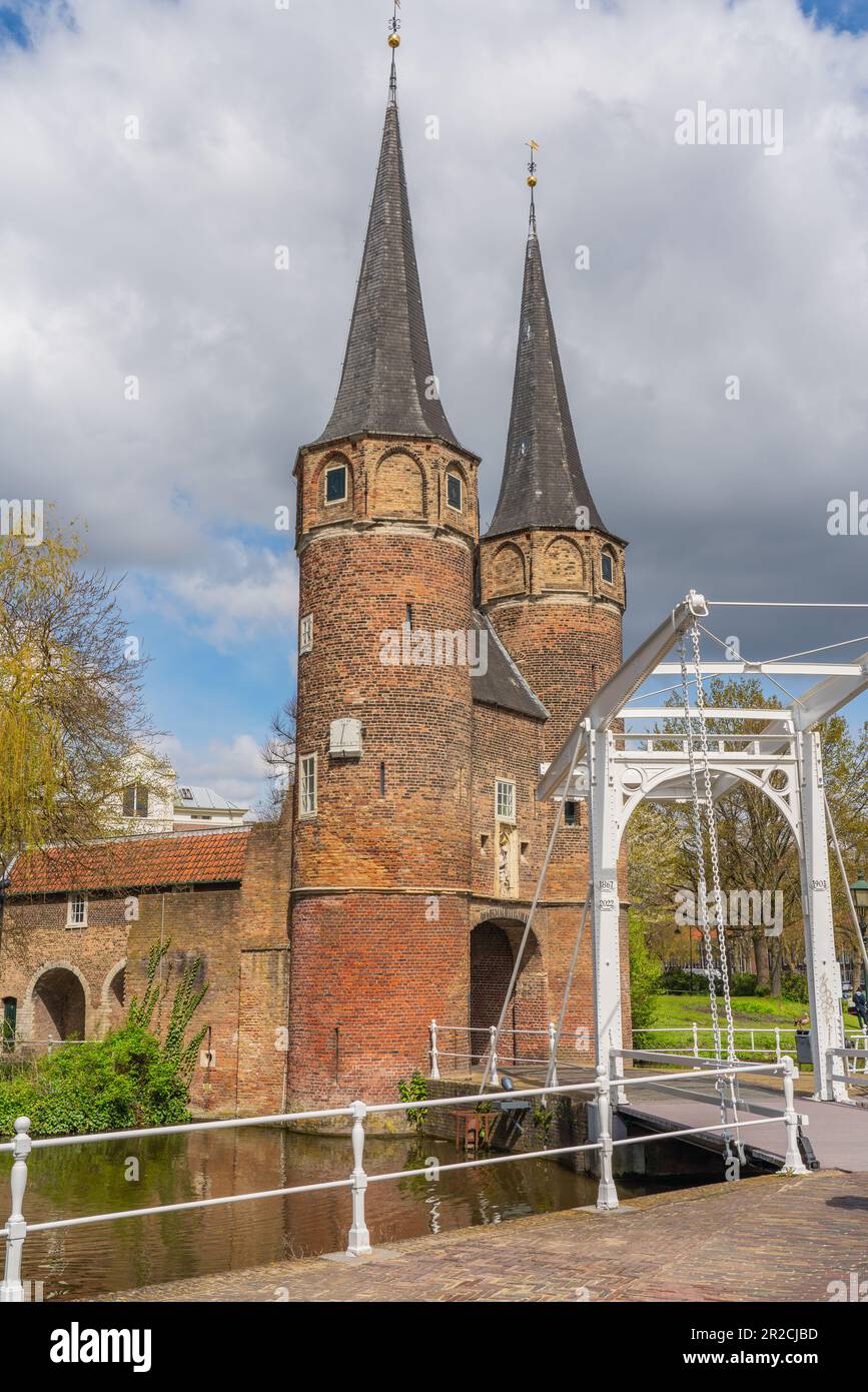 Delft, Netherland - April 26.2023: View of the Eastern Gate of Delft ...