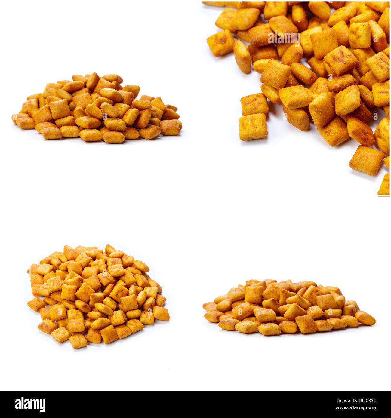 Pile cheese square crackers Cut Out Stock Images & Pictures - Alamy