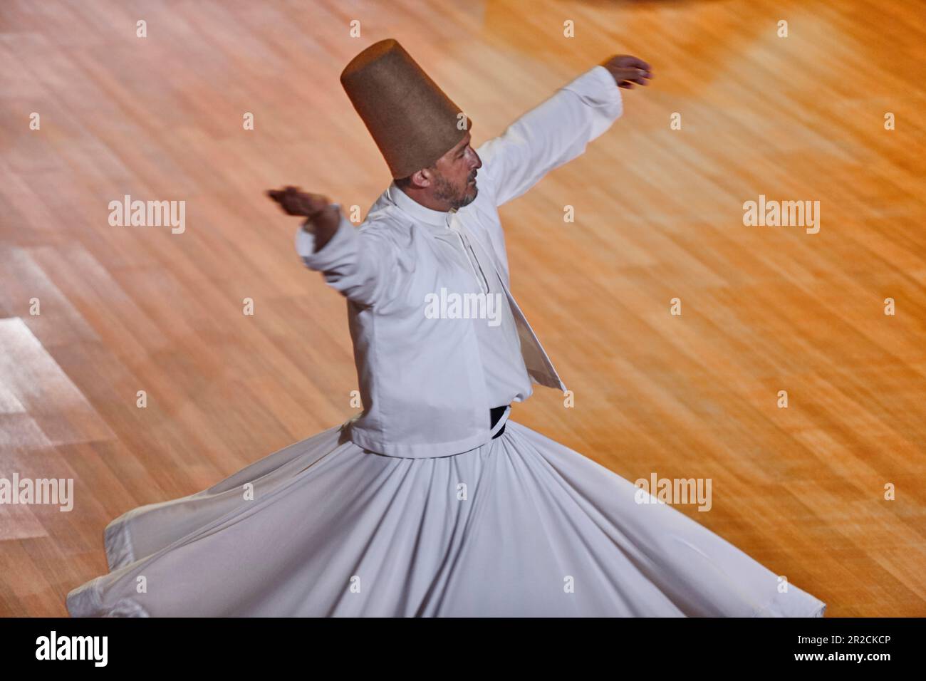 Dervish spirituality traditional ceremony in Mevlana culture center ...