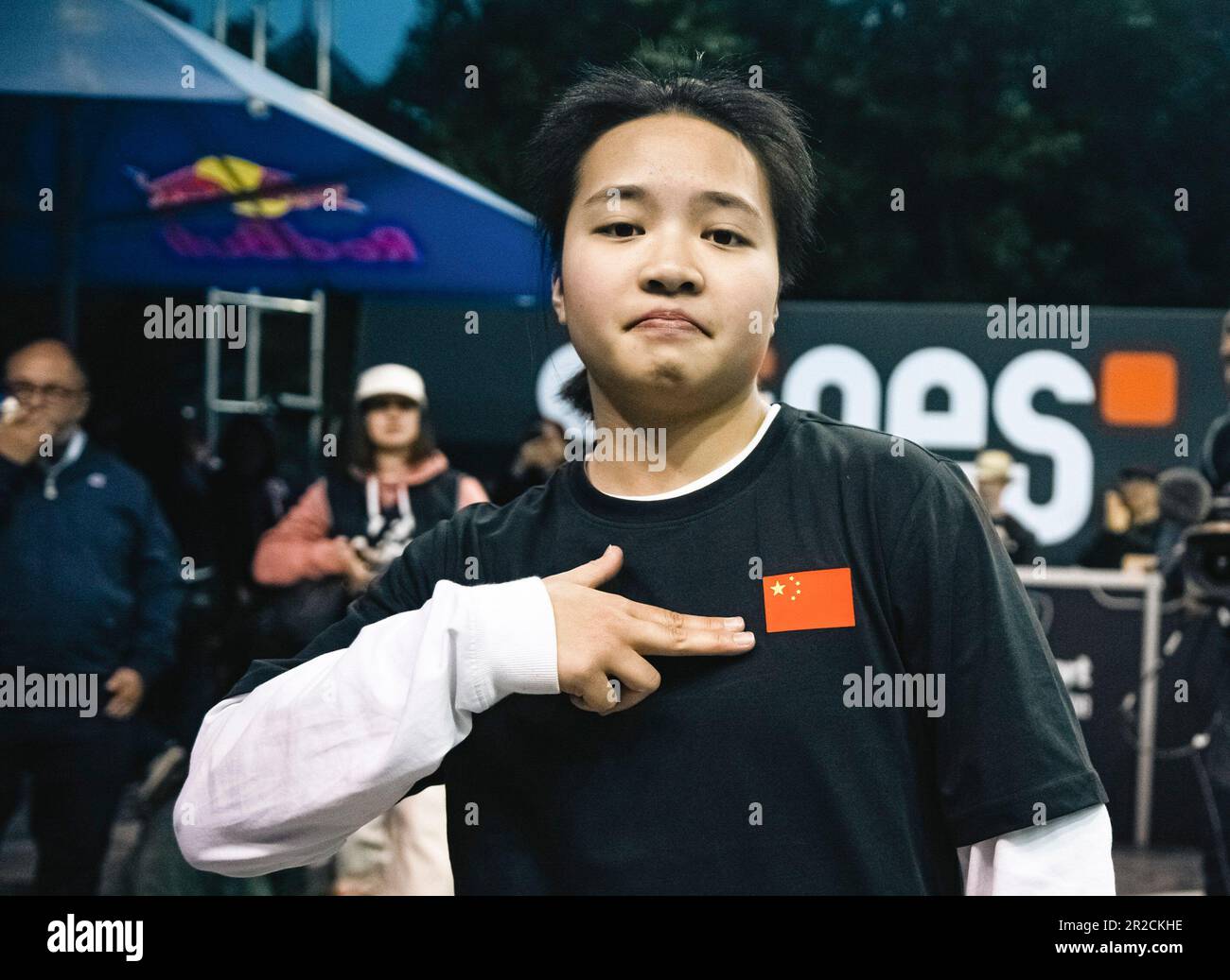 Montpellier, France. 18th May, 2023. China's Liu Qingyi (B-Girl 671 ...