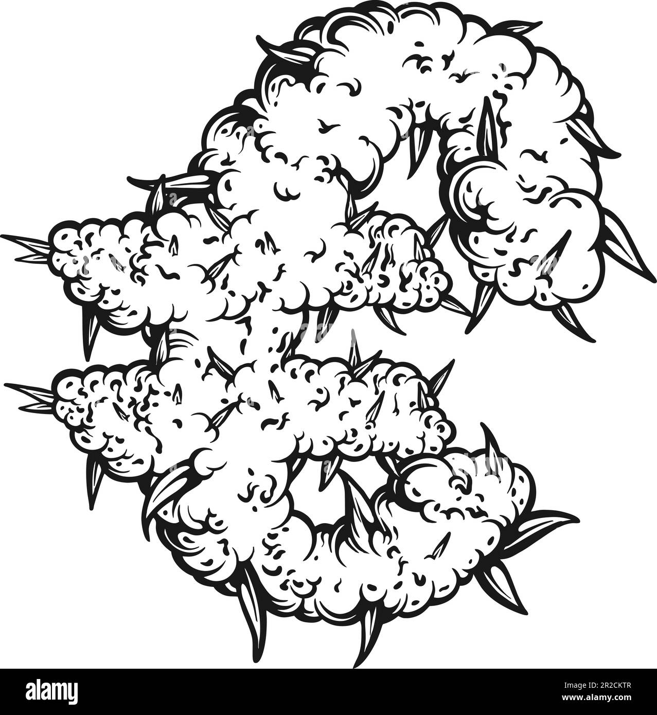 Euro symbol cannabis bud leaf logo illustrations silhouette vector ...