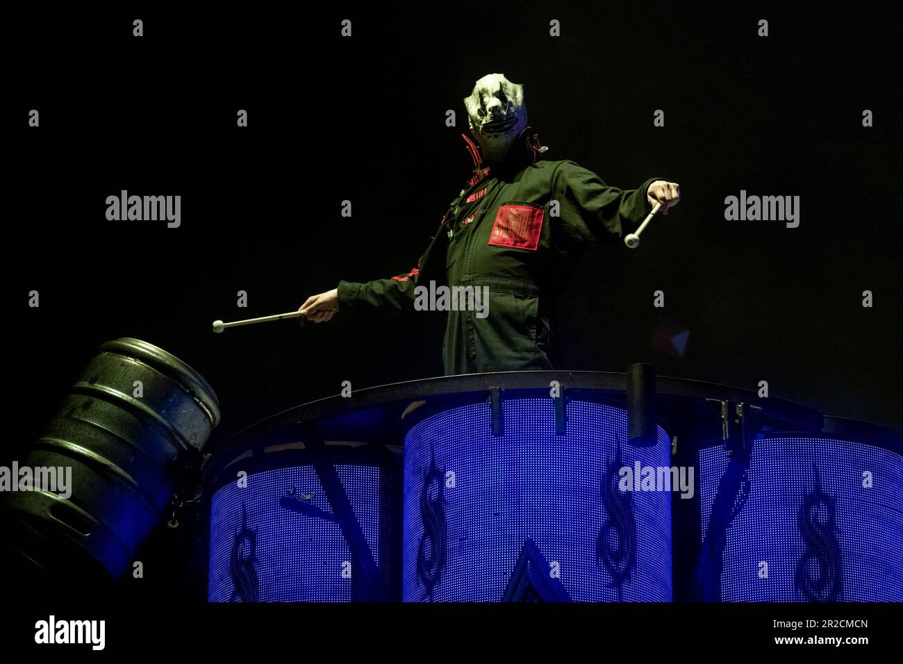 Michael Pfaff of Slipknot performs at the Welcome To Rockville Music ...