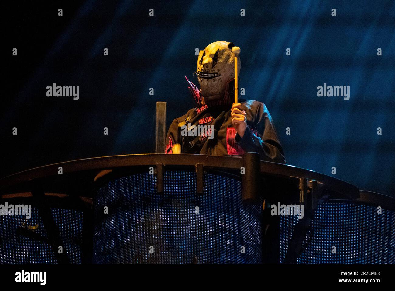 Michael Pfaff of Slipknot performs at the Welcome To Rockville Music ...