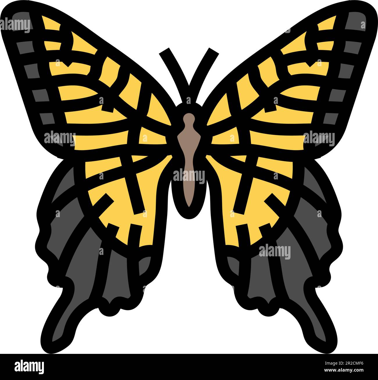 Eastern tiger swallowtail butterflies Stock Vector Images - Alamy