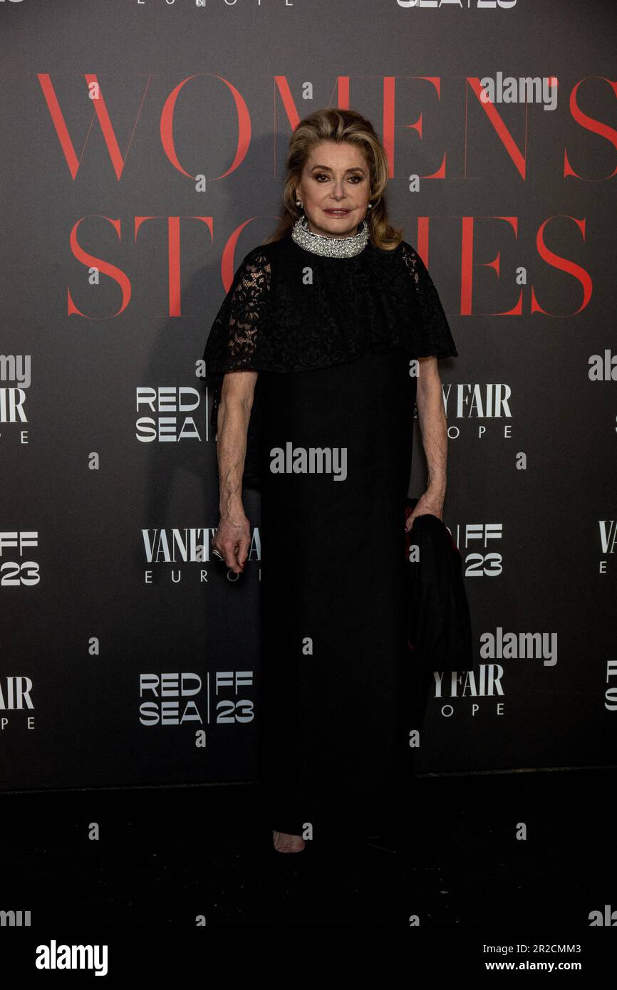 Antibes, France. 18th May, 2023. French actress Catherine Deneuve ...