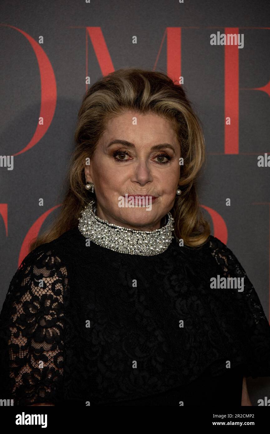 Antibes, France. 18th May, 2023. French actress Catherine Deneuve ...