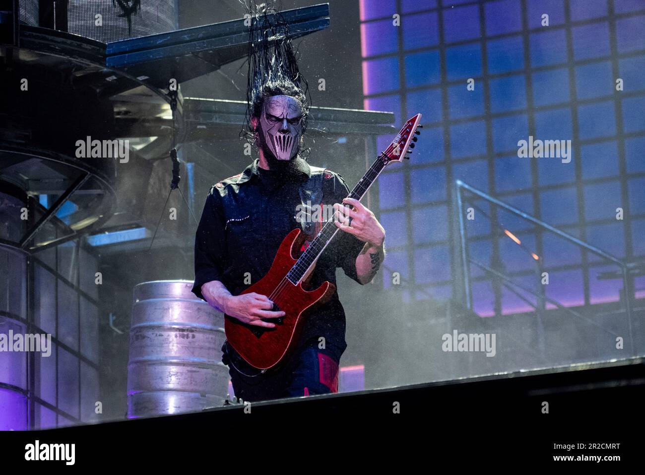 Mick Thomson of Slipknot performs at the Welcome To Rockville Music ...