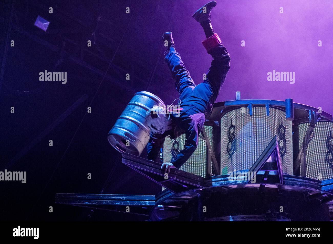 Michael Pfaff of Slipknot performs at the Welcome To Rockville Music ...