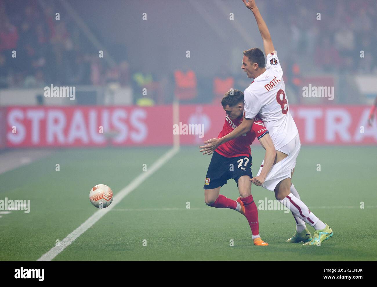 Leverkusen, Deutschland. 18th May, 2023. firo: May 18th, 2023, football ...