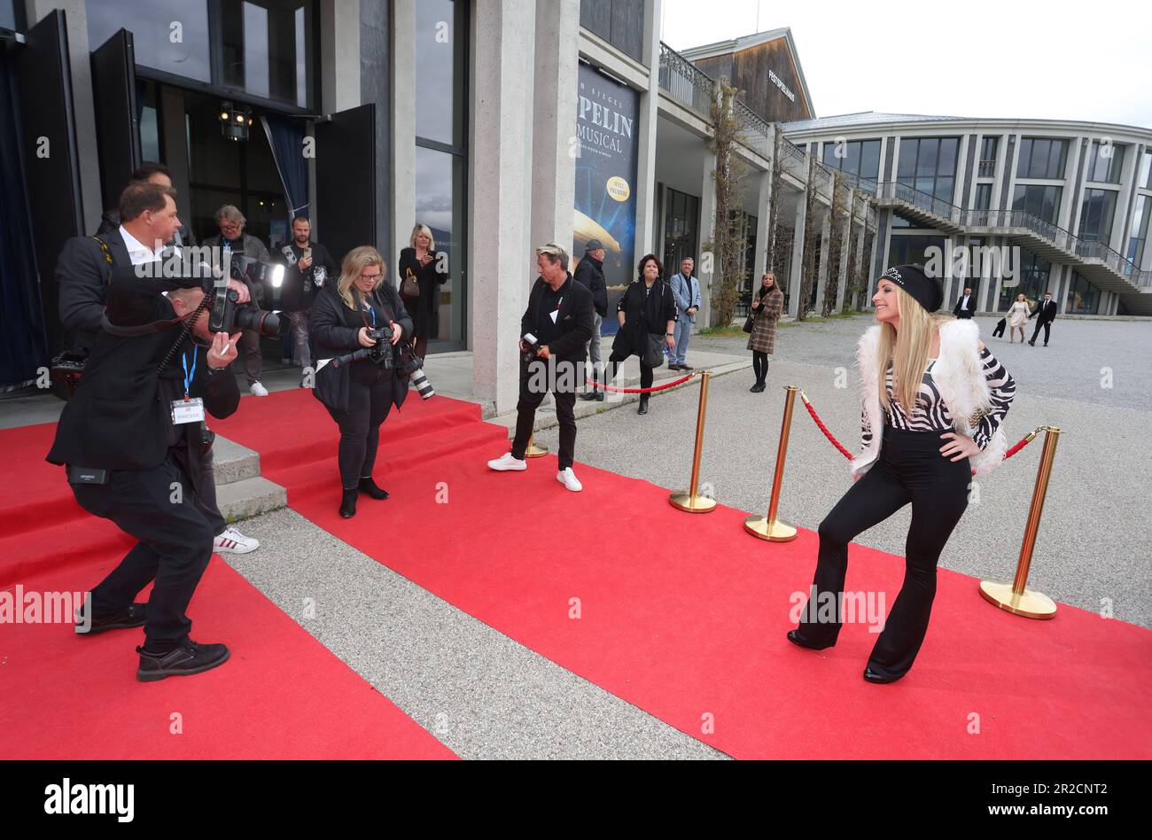 18 May 2023, Bavaria, FŸssen: Misha Kovar, singer and actress, poses on ...