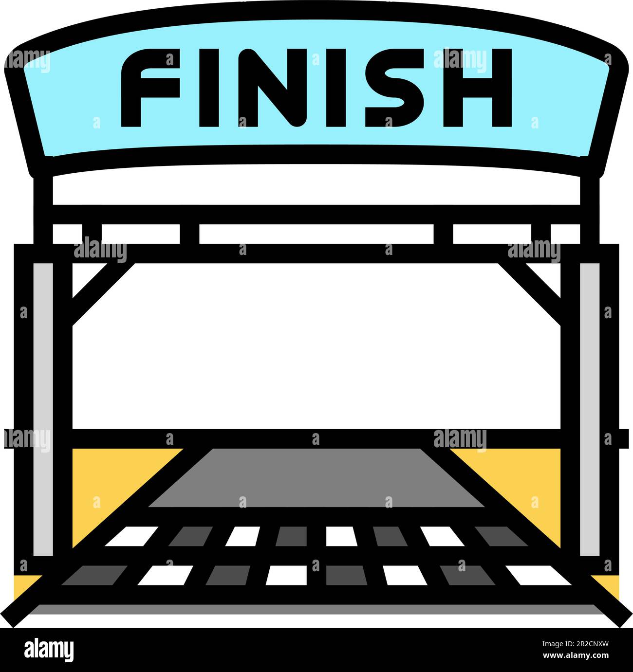finish vehicle speed auto color icon vector illustration Stock Vector ...