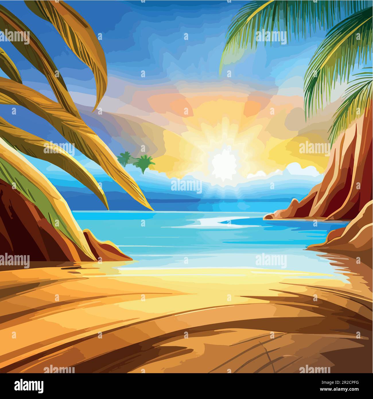 Philippines resort island Stock Vector Images - Alamy