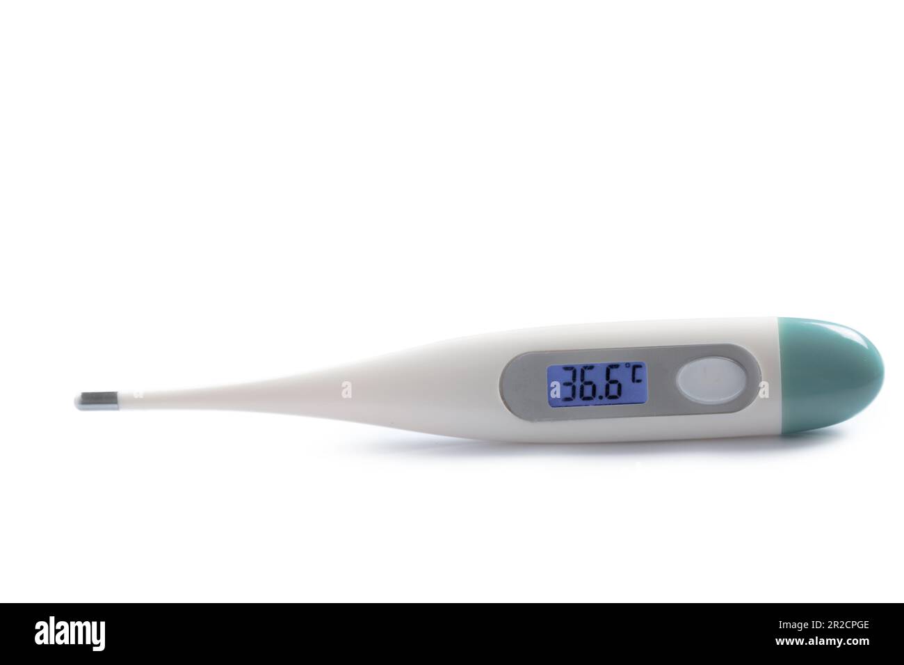 Electronic modern thermometer isolated Stock Photo - Alamy