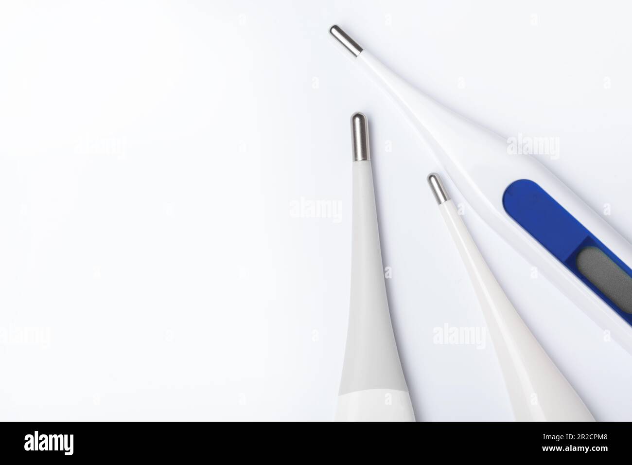 Electronic modern thermometer isolated Stock Photo - Alamy