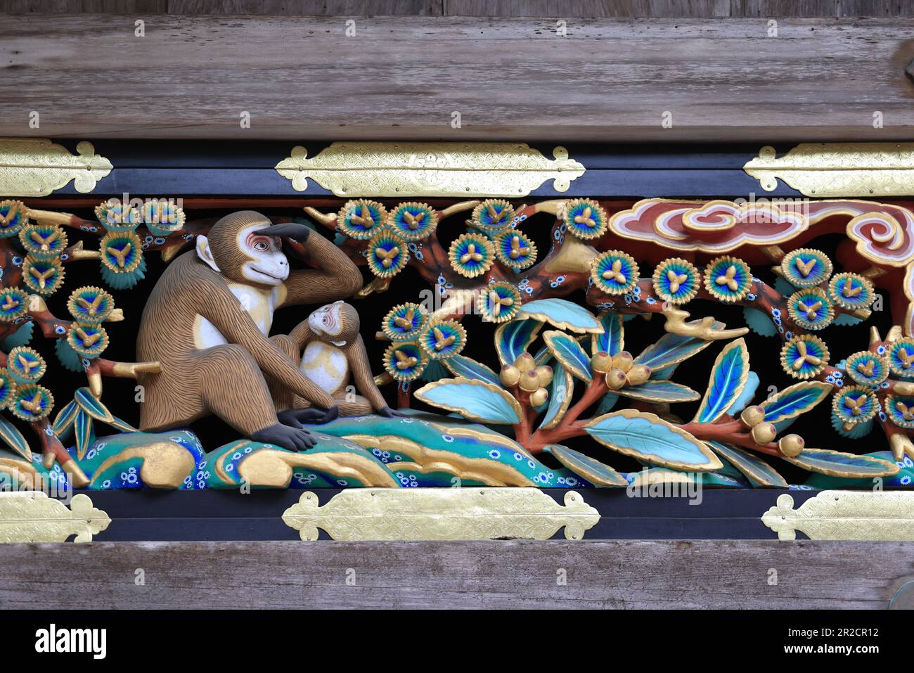 Nikko shi, Japan May 1 2023 -three wise monkeys sculpture is shown in ...