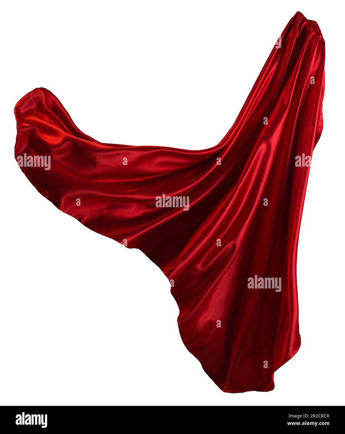 Red cloth flutters Stock Photo - Alamy
