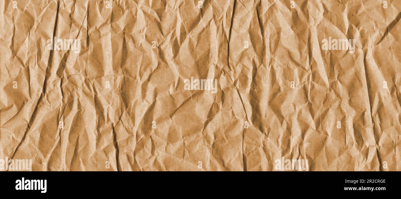 Old brown crumpled paper texture background. Vintage wallpaper Stock ...