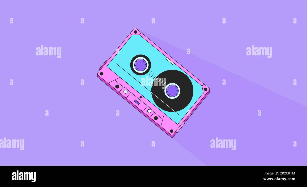 Audio cassette lo fi chill wallpaper Stock Vector Image & Art - Alamy