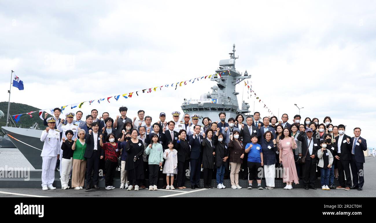 19th May, 2023. New frigate named after N. Korea-torpedoed warship A ...