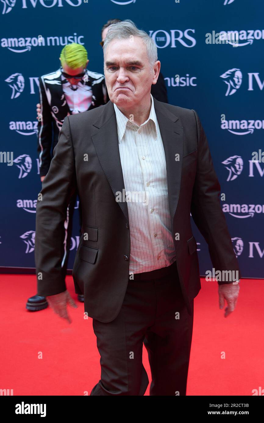 London, UK . 18 May, 2023 . Morrissey pictured at the Ivor Novello ...