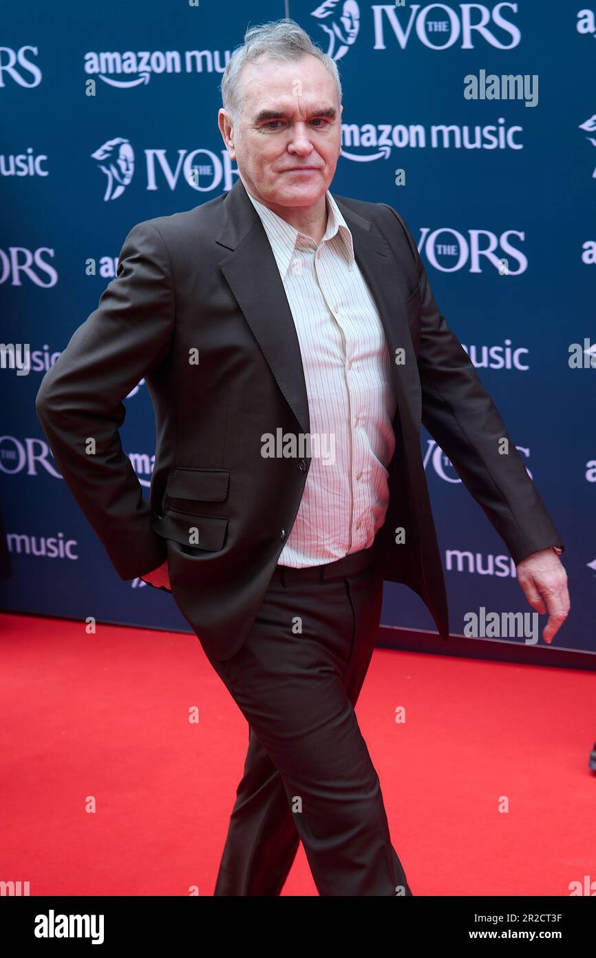 London, UK . 18 May, 2023 . Morrissey pictured at the Ivor Novello ...