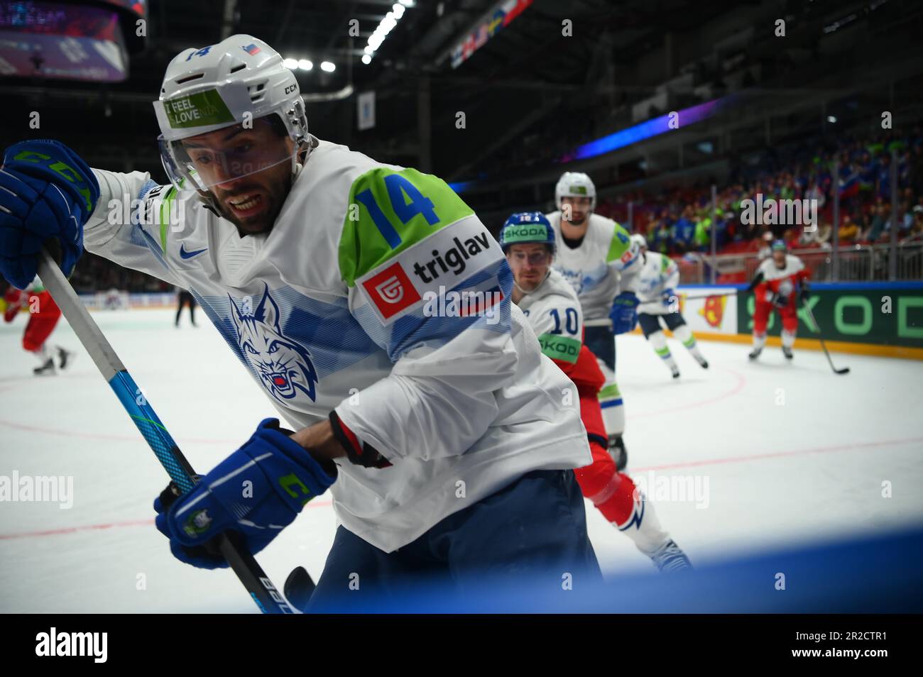 LATVIA, RIGA - 18.05.23: PODLIPNIK Matic. Game Czech Republic vs ...