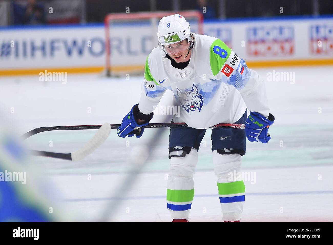 LATVIA, RIGA - 18.05.23: JEGLIC Ziga. Game Czech Republic vs Slovenia ...