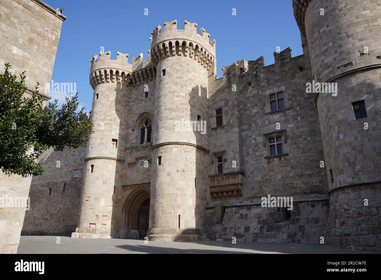 The grand entrance the famous Knights Grand Master Palace also known as ...