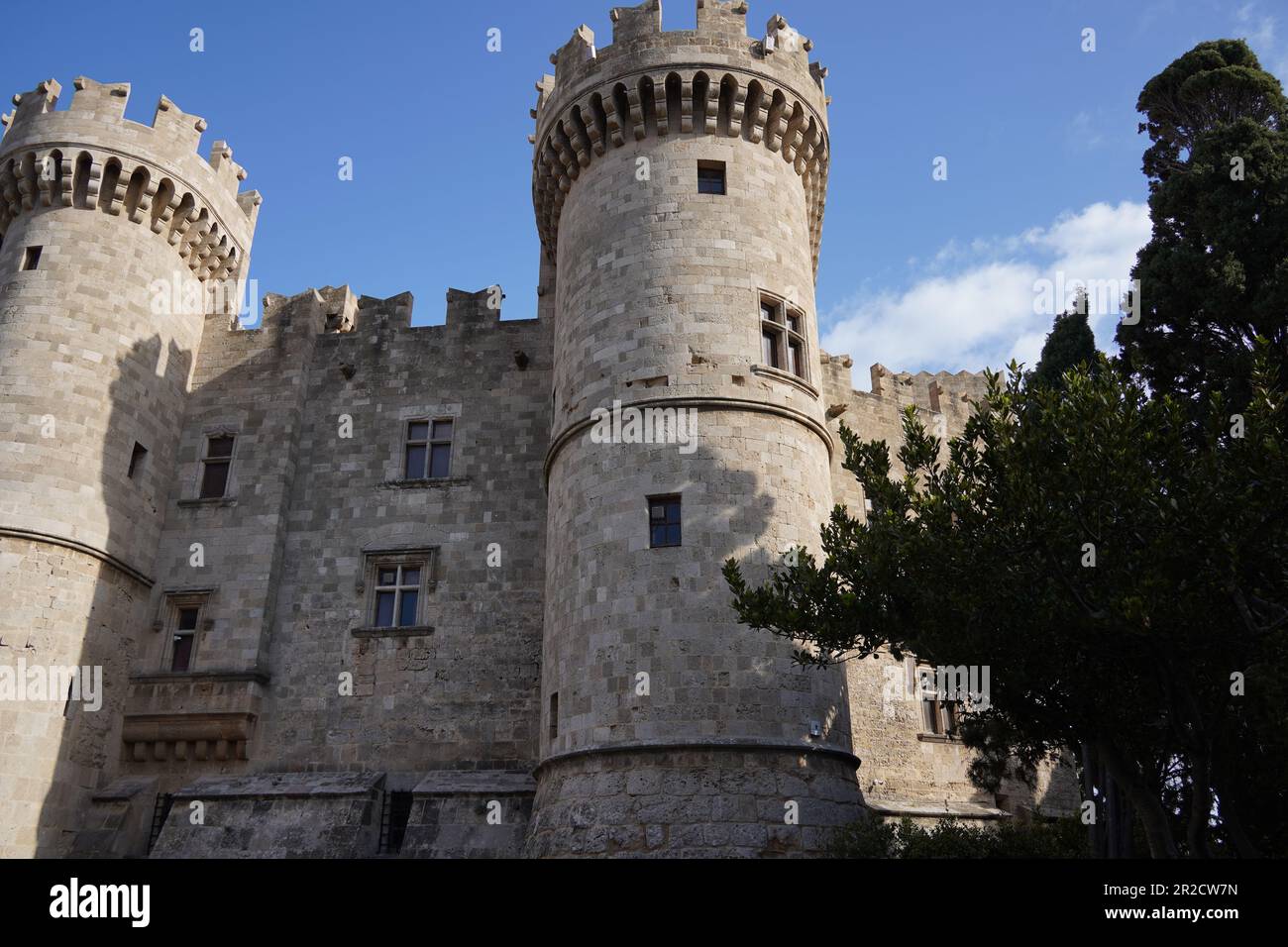 The grand entrance the famous Knights Grand Master Palace also known as ...