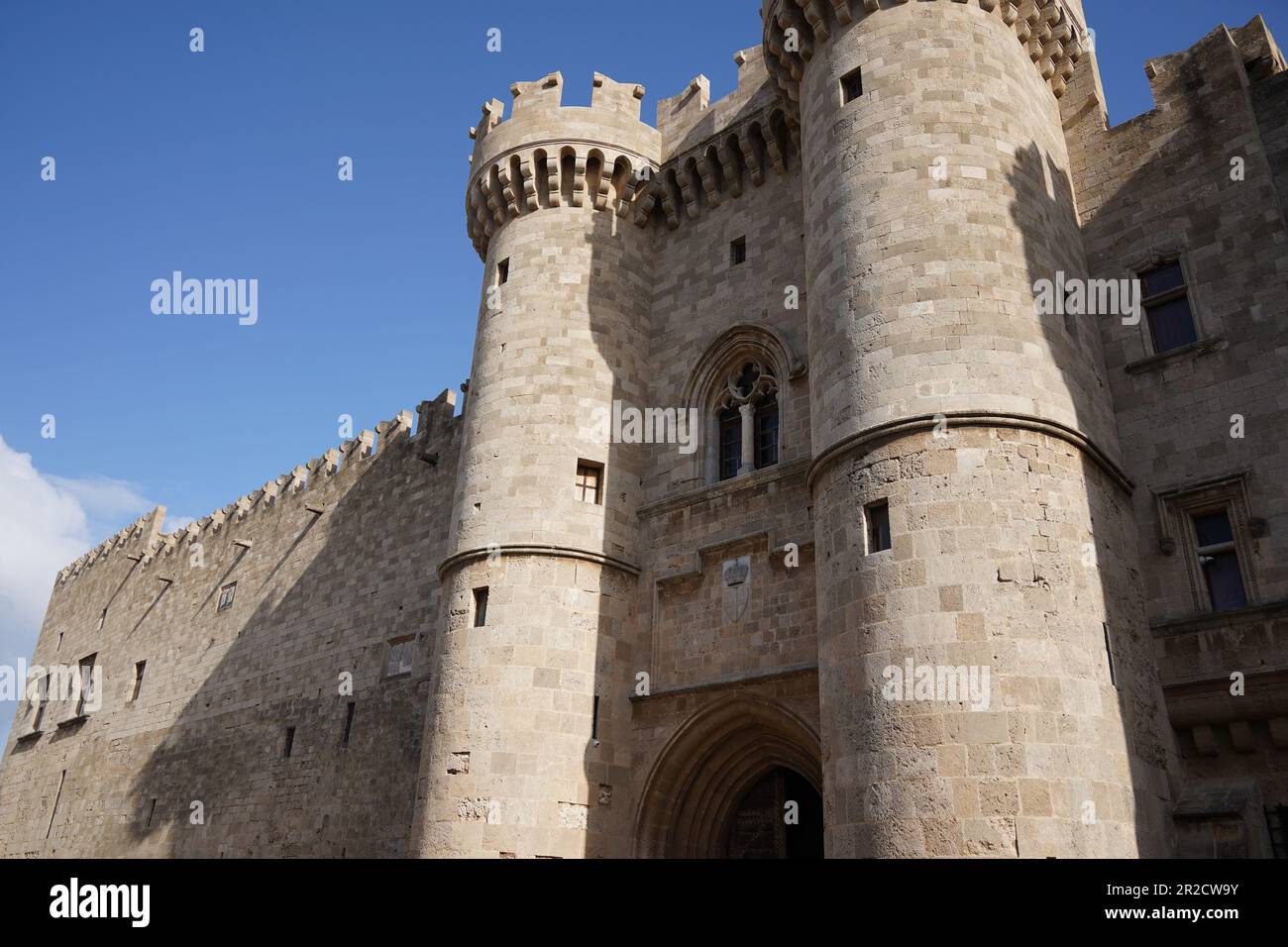 The grand entrance the famous Knights Grand Master Palace also known as ...
