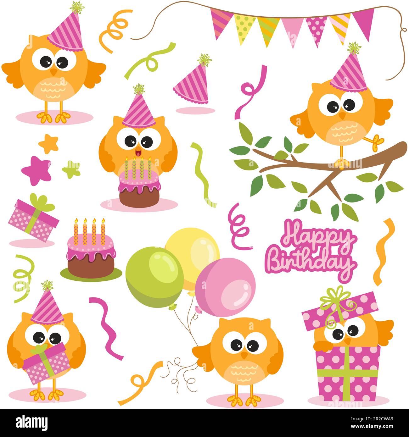 Owl candle vector hi-res stock photography and images - Alamy