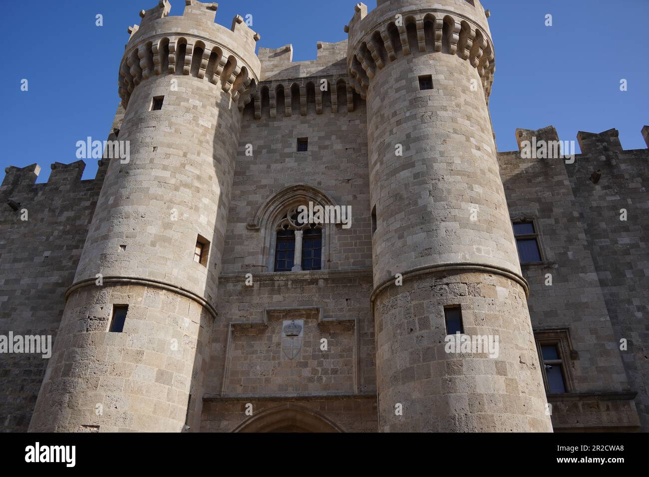 The grand entrance the famous Knights Grand Master Palace also known as ...