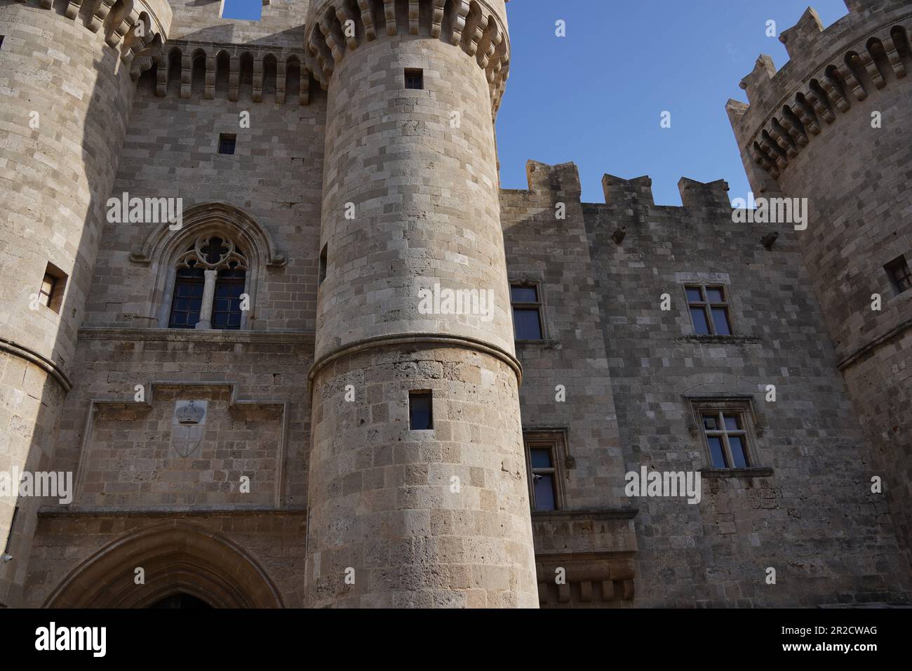 The grand entrance the famous Knights Grand Master Palace also known as ...