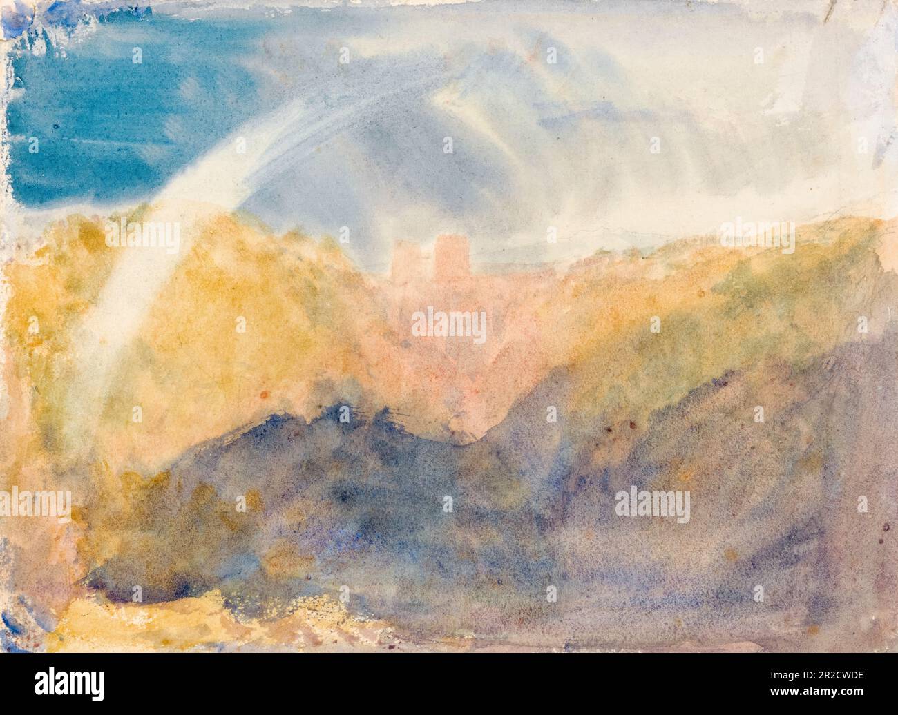 JMW Turner, Crichton Castle (Mountainous Landscape with a Rainbow ...
