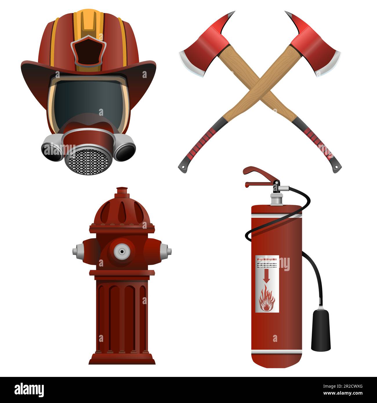 Firefighters in uniform Stock Vector Images - Alamy