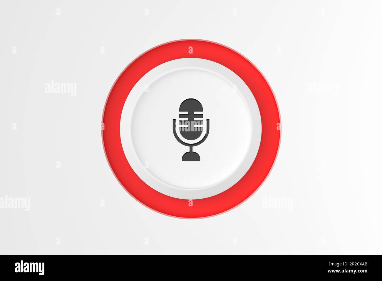 Microphone button hi-res stock photography and images - Alamy