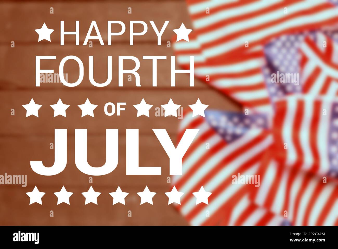 Happy Fourth of July USA Flag Stock Photo - Alamy