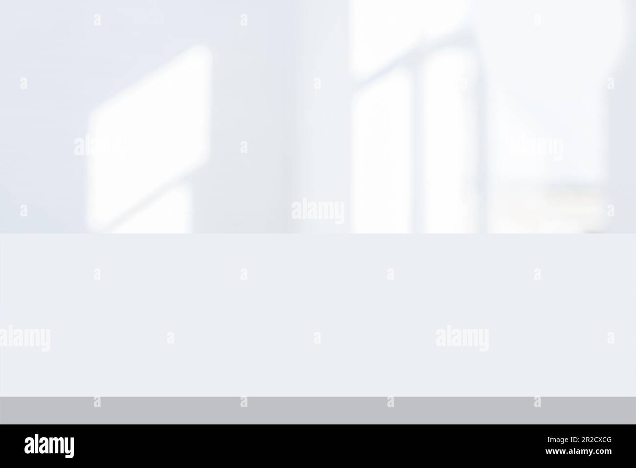 Empty white table Stock Photo - Alamy