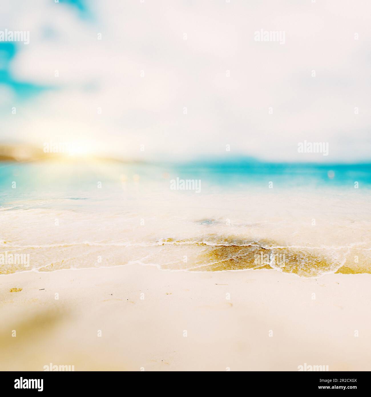 Tropical lost beach summer background Stock Photo - Alamy
