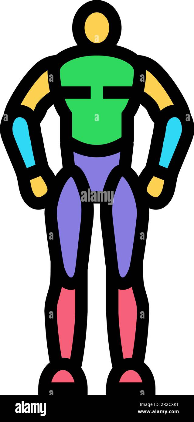 action figure toy child game play color icon vector illustration Stock ...