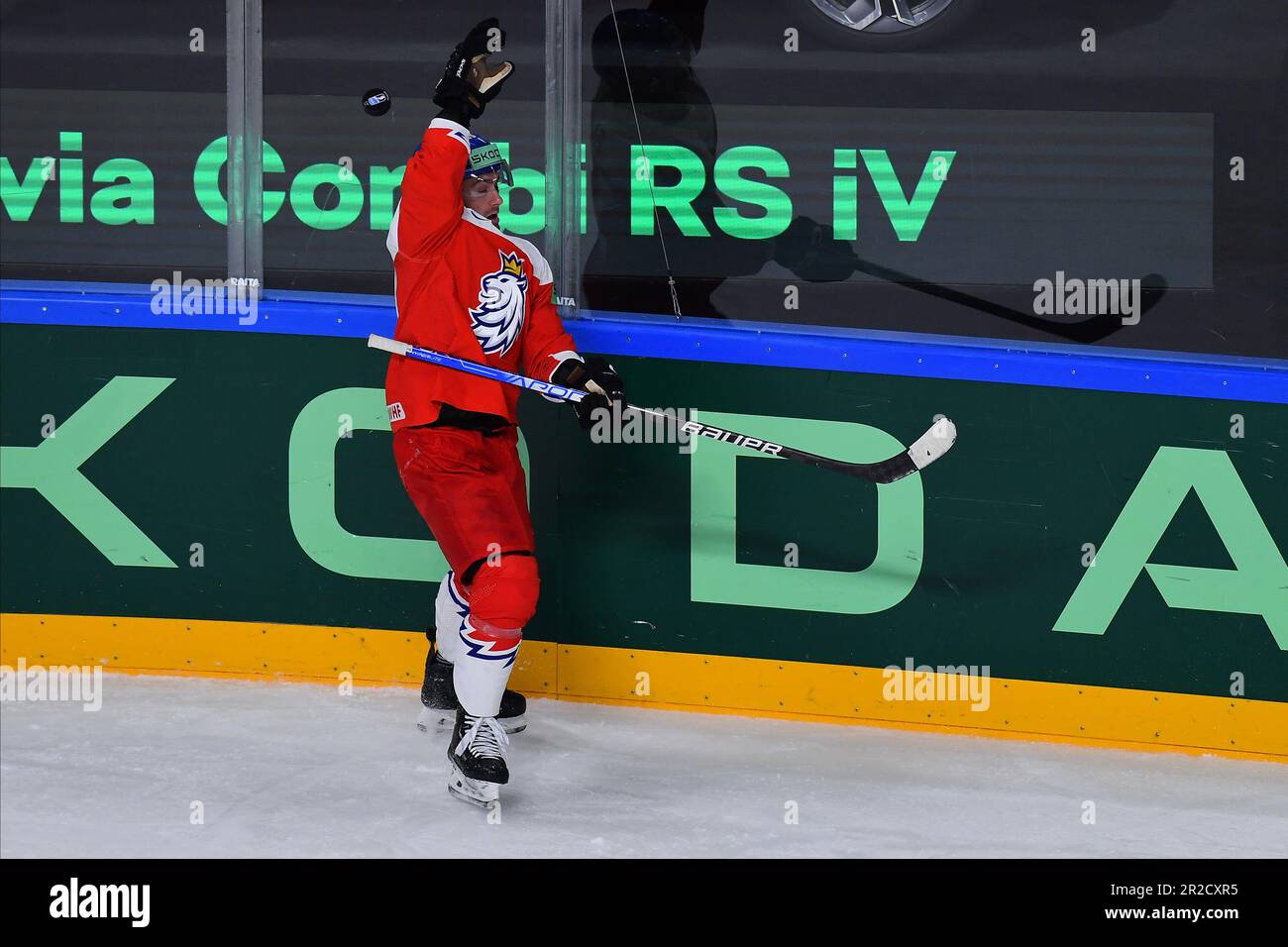 LATVIA, RIGA - 18.05.23: Game Czech Republic vs Slovenia. IIHF 2023 Ice ...
