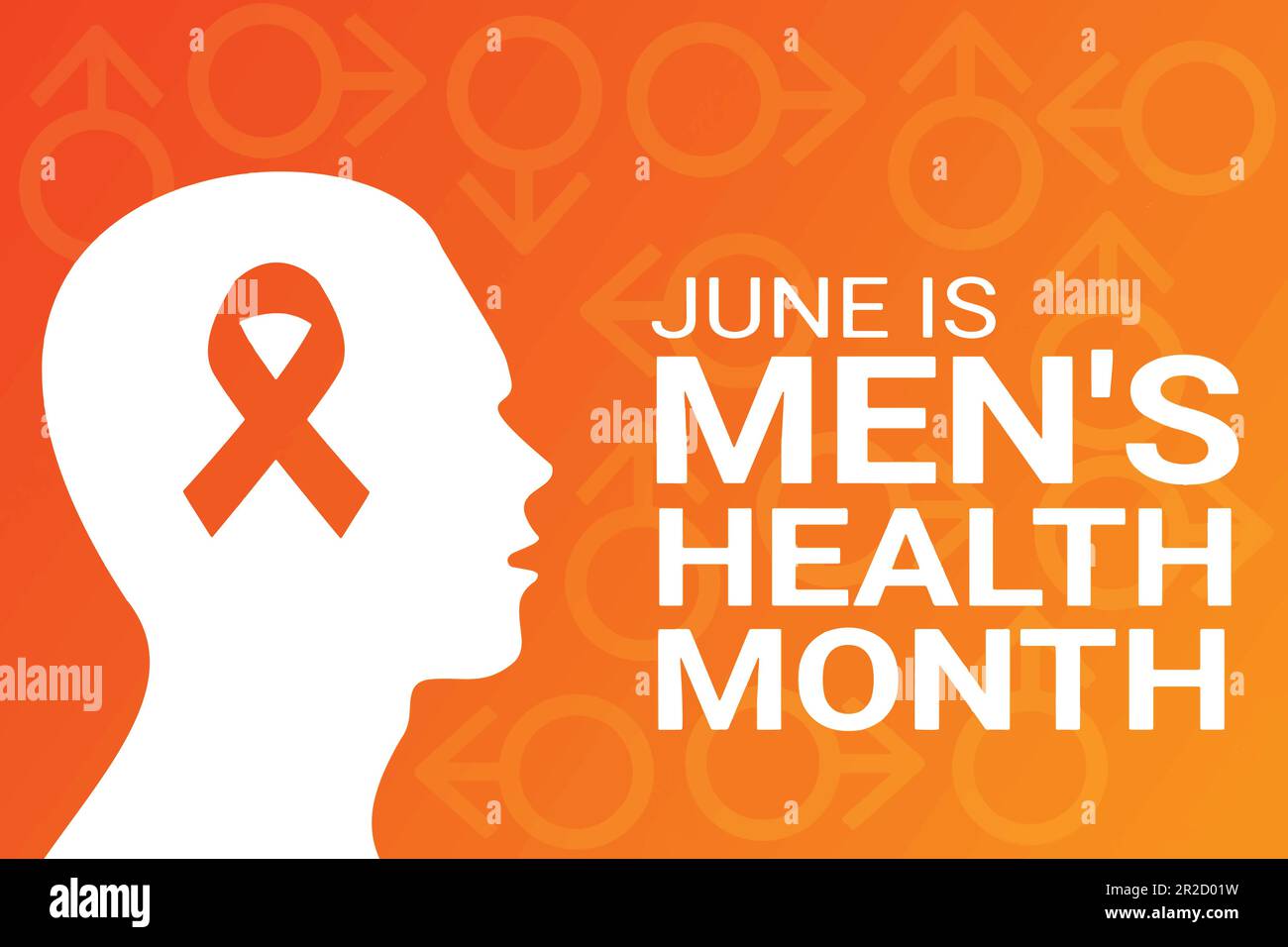 June is Men's Health Month Vector illustration. Holiday concept ...