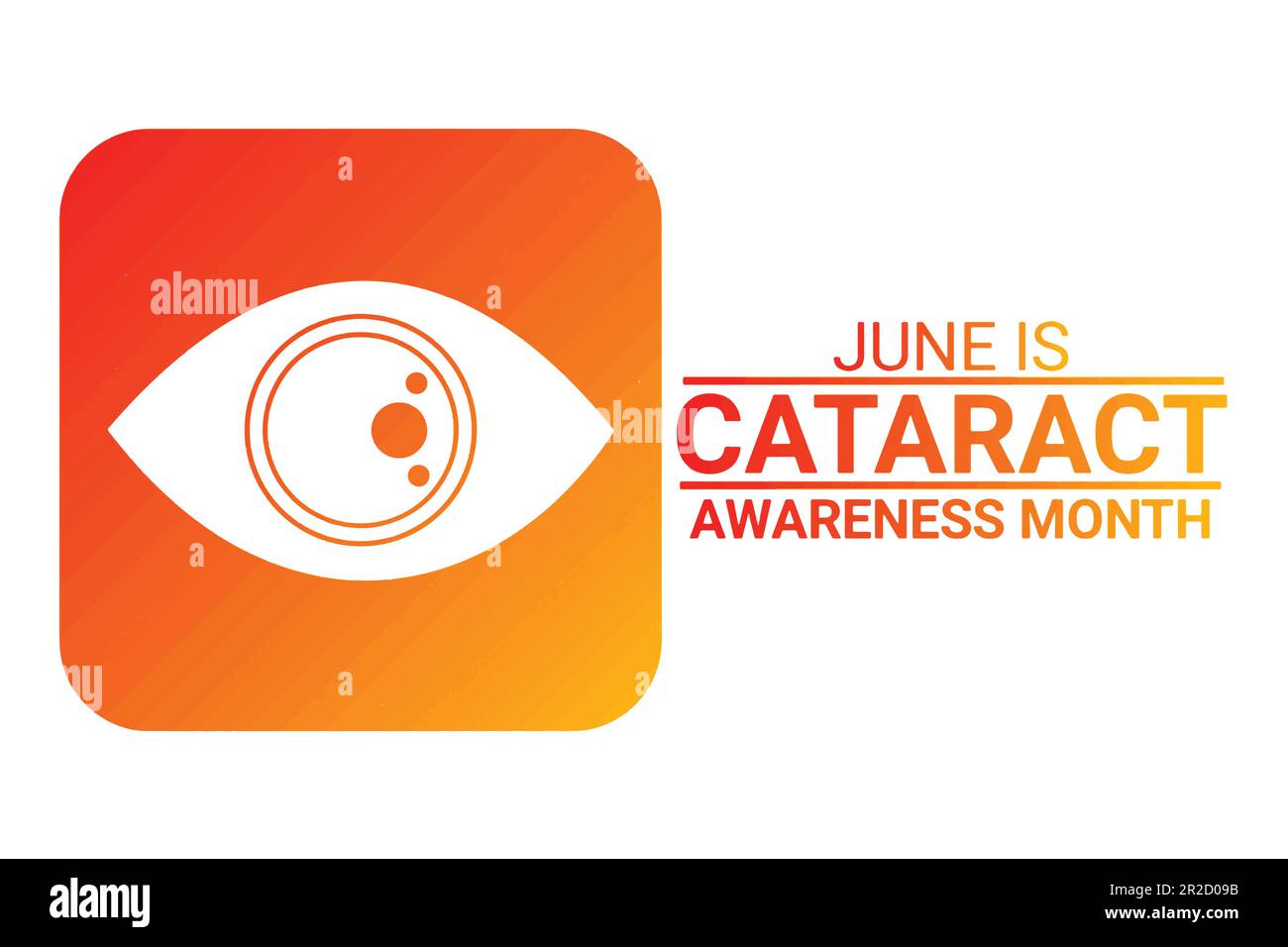 June Is Cataract Awareness Month. Holiday concept. Template for ...
